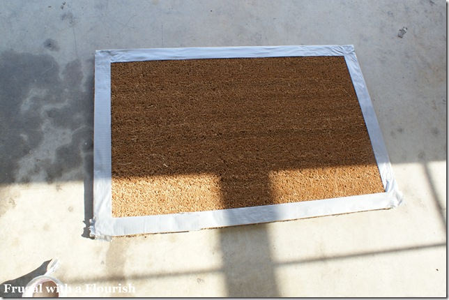 Frugal with a Flourish: Customizing a Coir Mat